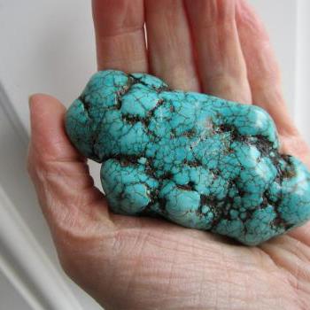 Blue Spiderweb Turquoise Stone on Luulla